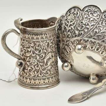 Silver by renowned Indian silversmith Oomersi Mawji in Lichfield ...